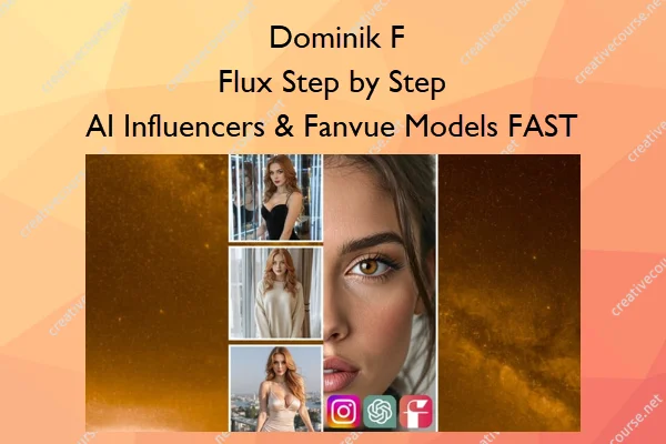Flux Step by Step – AI Influencers & Fanvue Models FAST – Dominik F ...